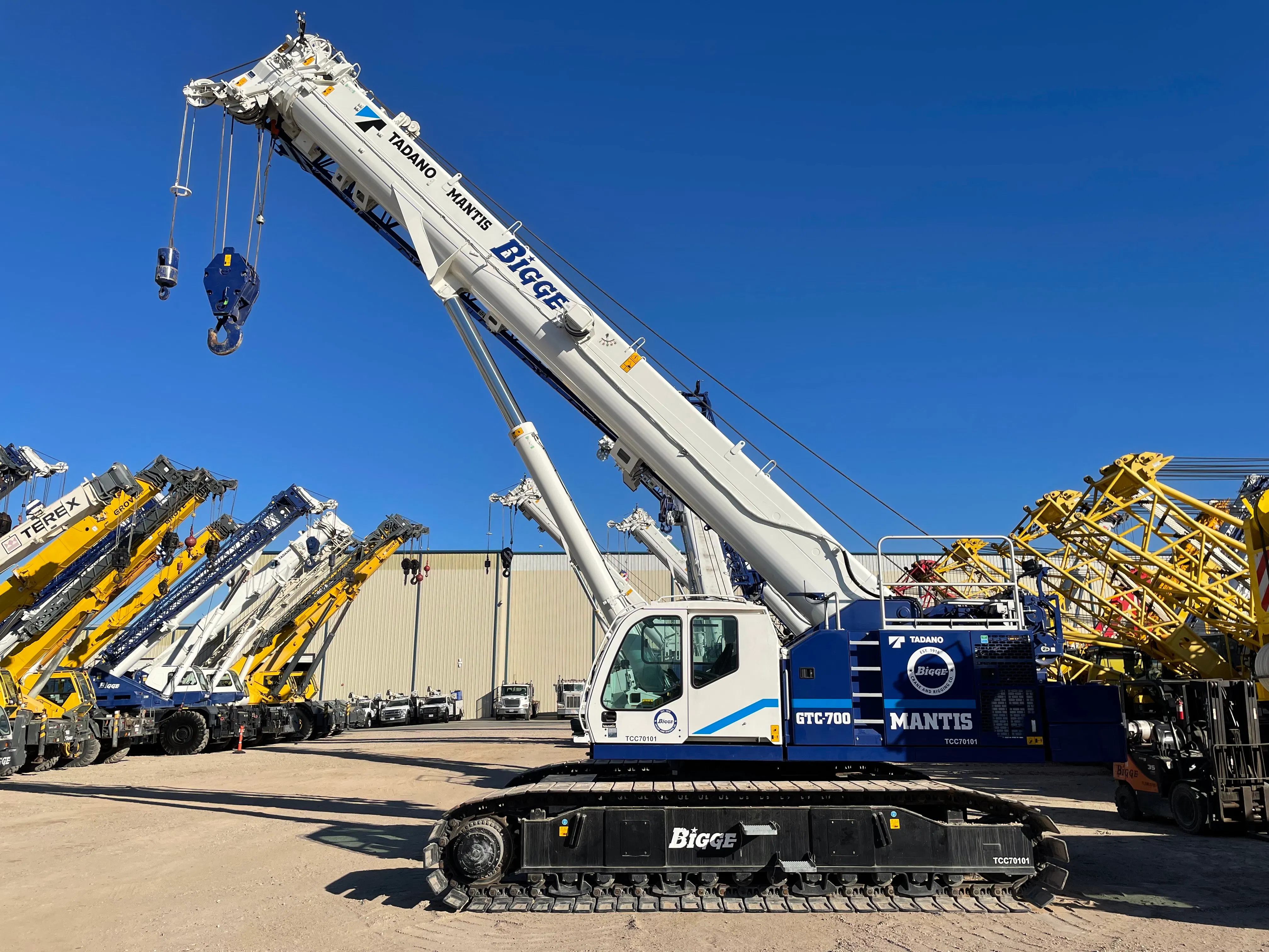 Tadano Mantis GTC-550 Crane Overview and Specifications | Bigge.com