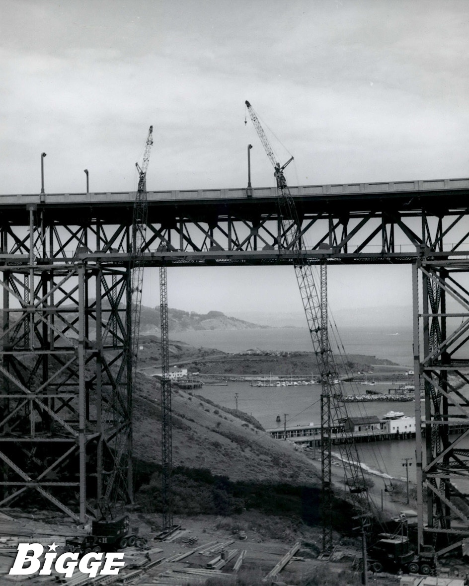1943 - Golden Gate Bridge Sections | Bigge.com