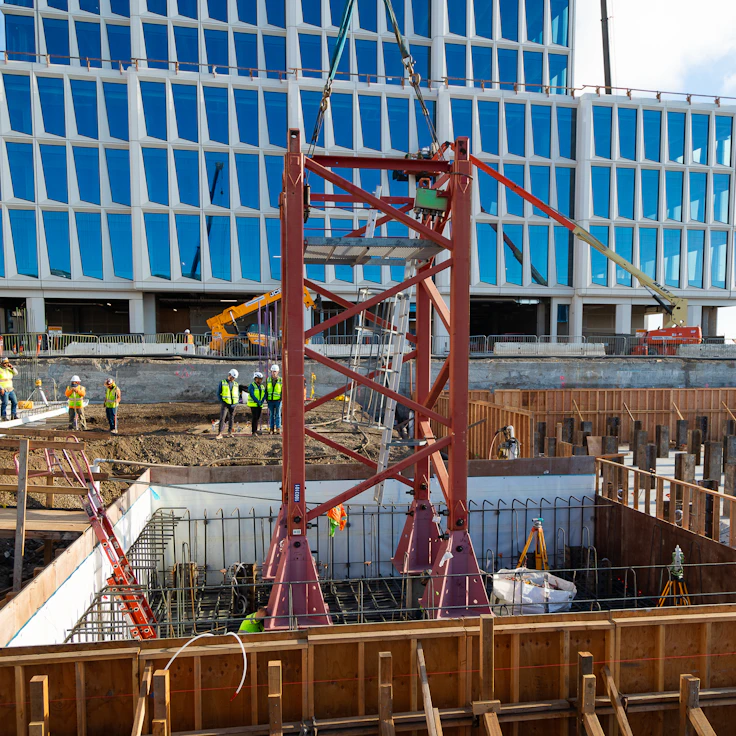 Tower Crane Base Set at Mission Rock | Bigge.com